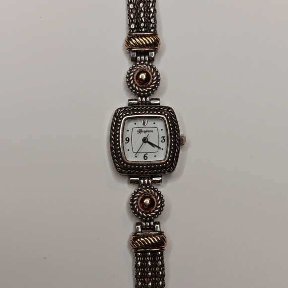 Brighton | Accessories | Vintage Brighton Square Face Silver And Gold ...